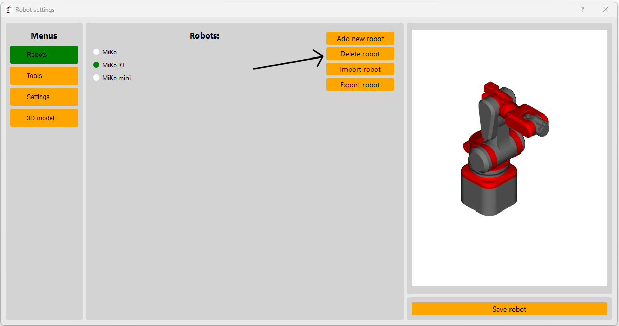 Setup a MiKo robot – MiKoBots